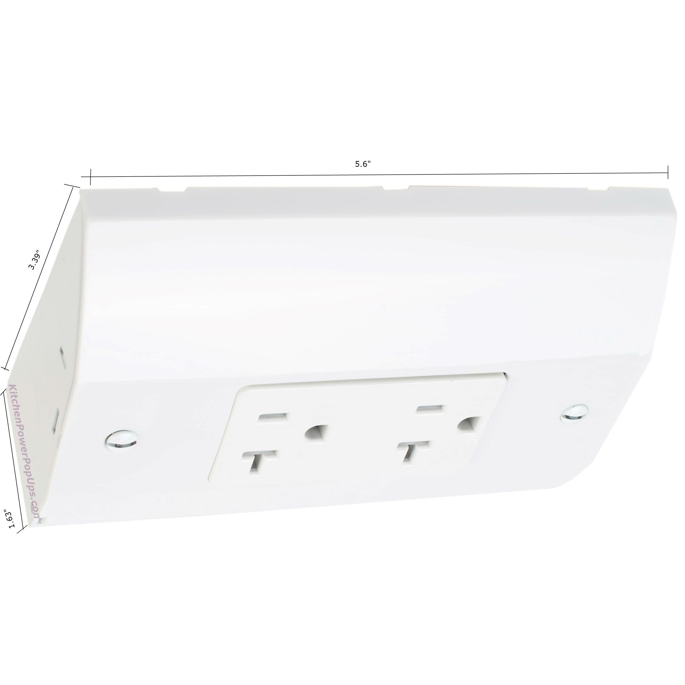 Hubbell Ru270wz Under Cabinet Outlet Box White | Cabinets Matttroy